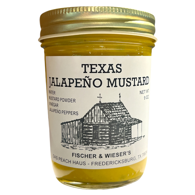 Heritage Texas Jalapeno Mustard 9oz | Fischer & Wieser